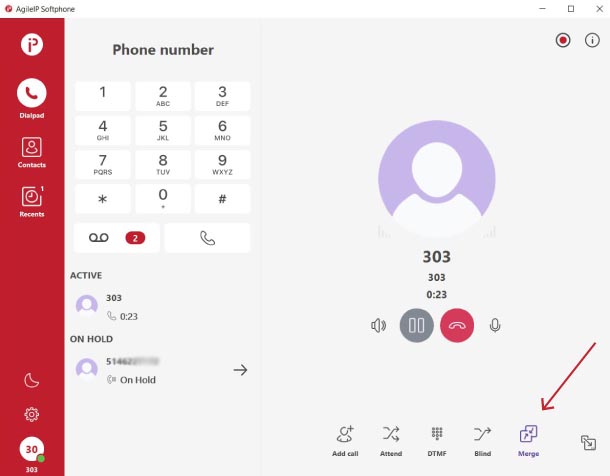 3-way Conference Call – AgileIP Support