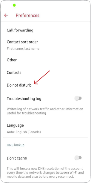 How to Configure Do Not Disturb – Android – AgileIP Support