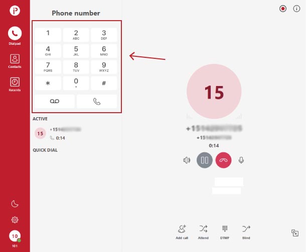 Sidebar Keypad VS DTMF Keypad – AgileIP Support